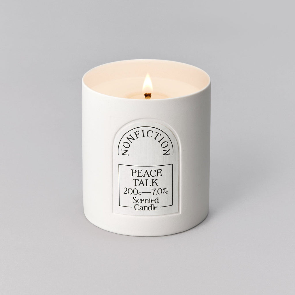PEACE TALK Scented Candle – NONFICTION